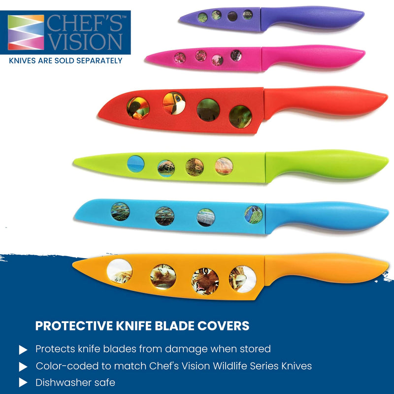 BladeKeepers Blade Covers for Wildlife Series Knife Set - Chef's Vision