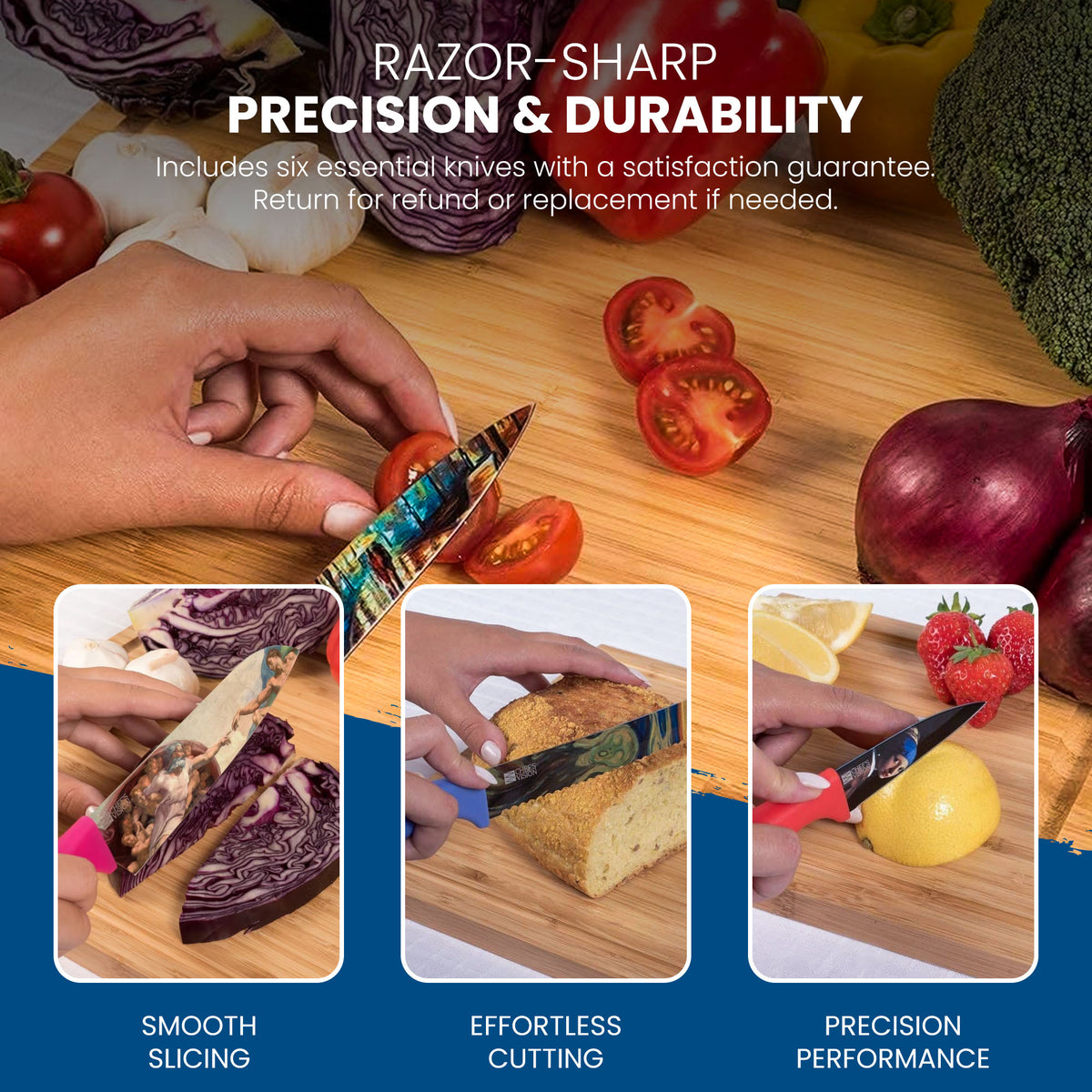 Masterpiece Six-Piece Knife Set - Chef's Vision