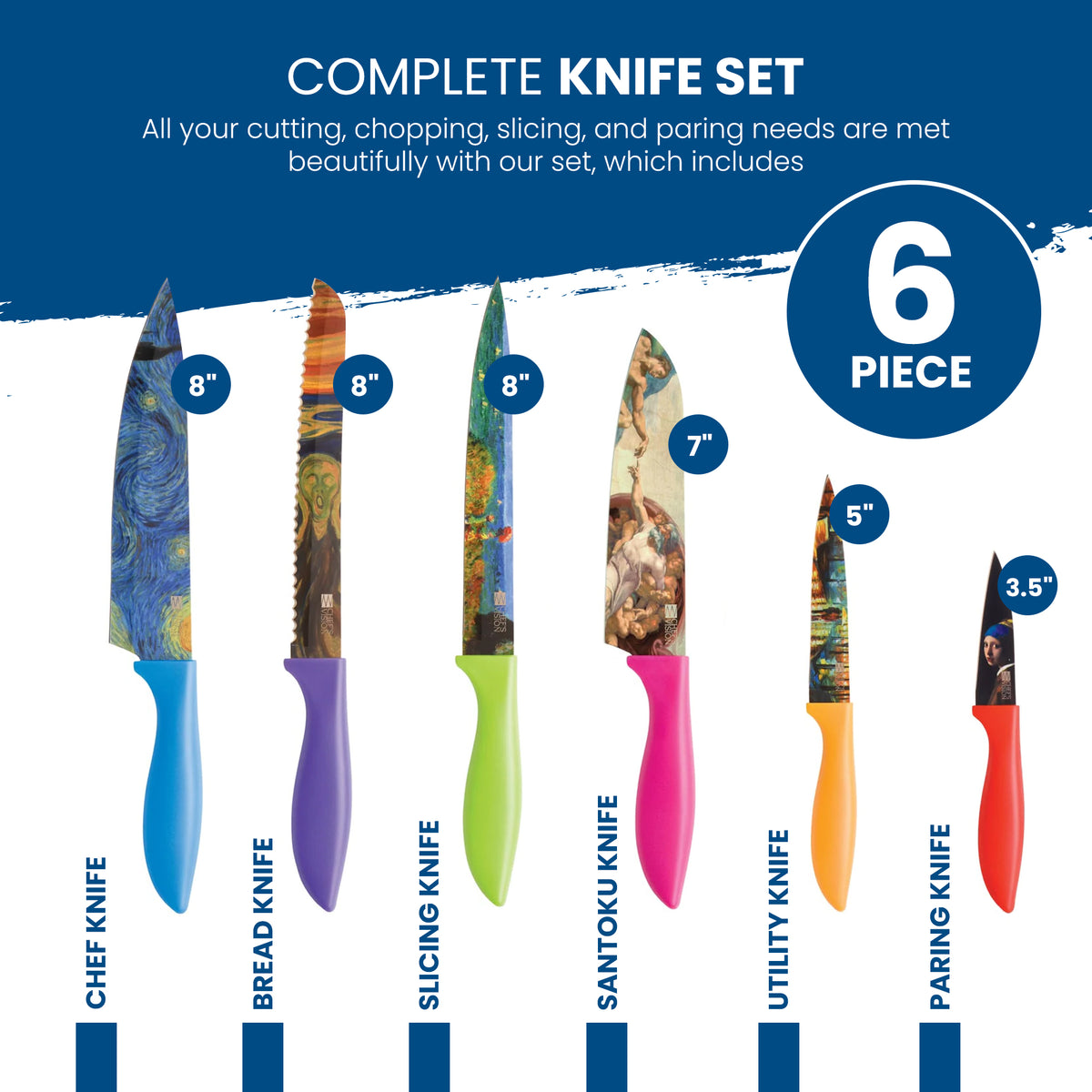 Masterpiece Six-Piece Knife Set - Chef's Vision
