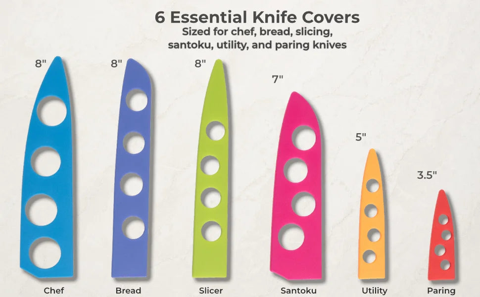 BladeKeepers Blade Covers for Masterpiece Series Knife Set - Chef's Vision