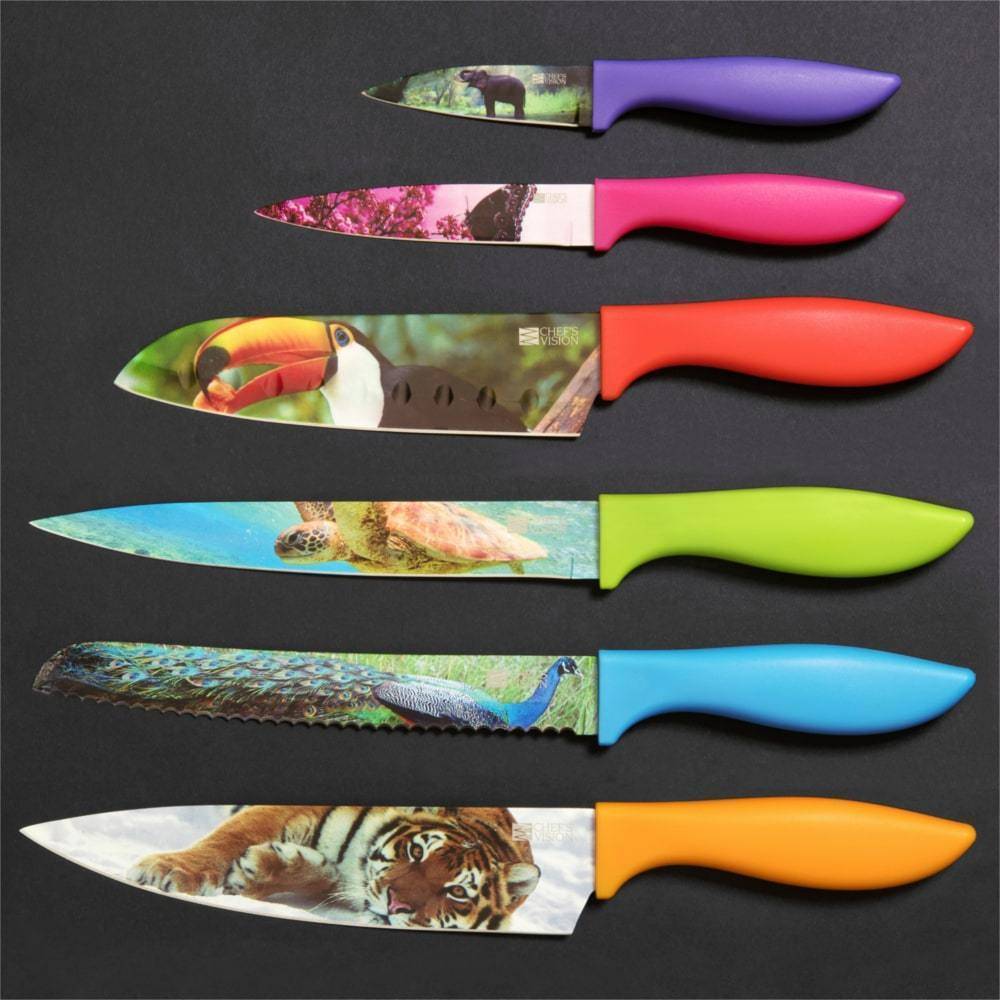Wildlife Series Six-Piece Knife Set - Chef's Vision